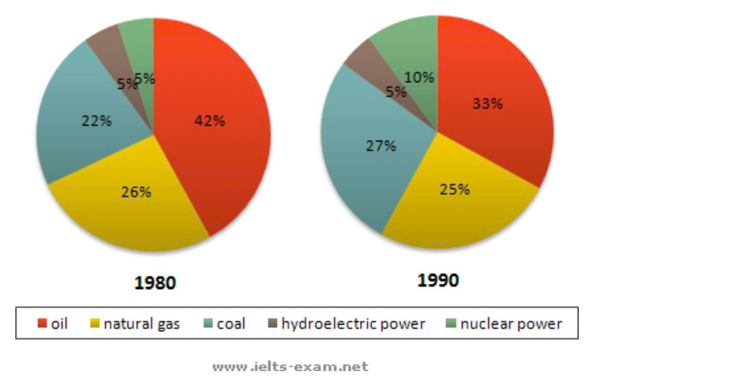 IELTS Online Test "PIE CHART 1" - IELTS Science